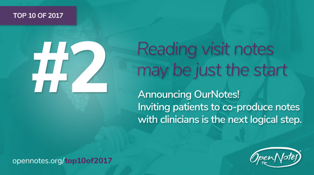 Countdown to the New Year: The OpenNotes Top 10 of 2017 - Open Notes
