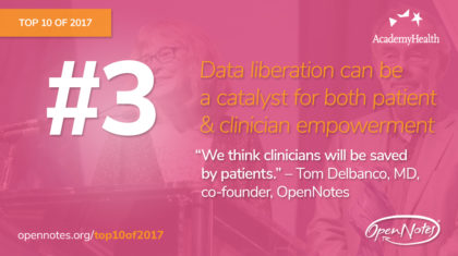 Countdown to the New Year: The OpenNotes Top 10 of 2017 - Open Notes