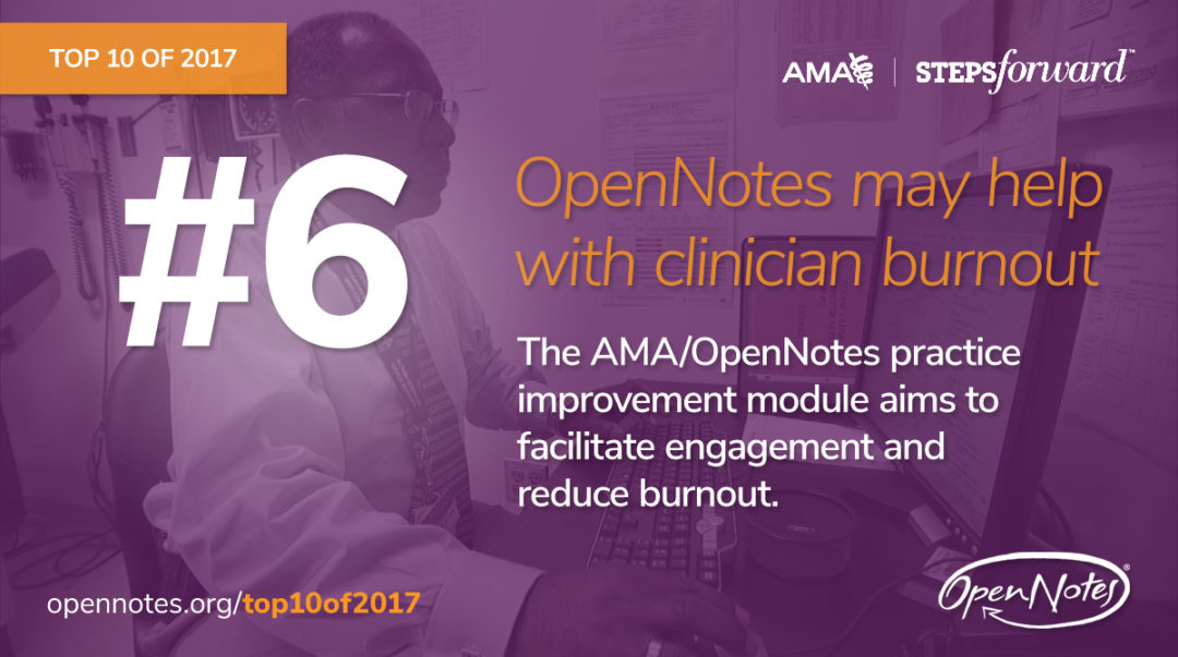 Countdown to the New Year: The OpenNotes Top 10 of 2017 - Open Notes